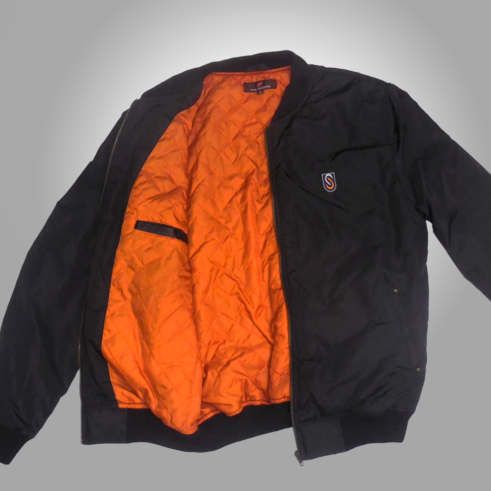 Black and Orange Jacket - Maal Gari